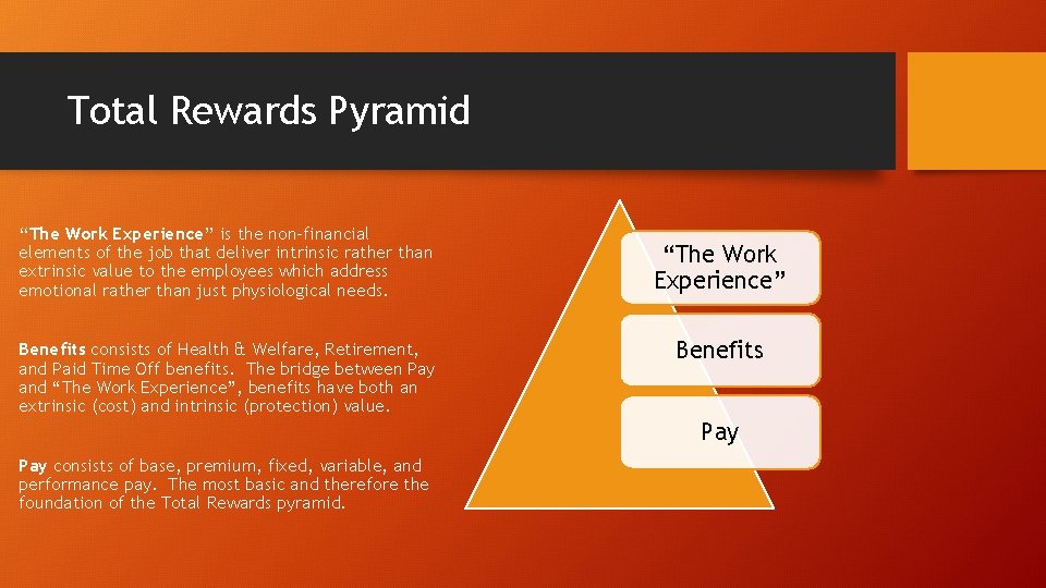 The Passion Pyramid Using Total Rewards to drive
