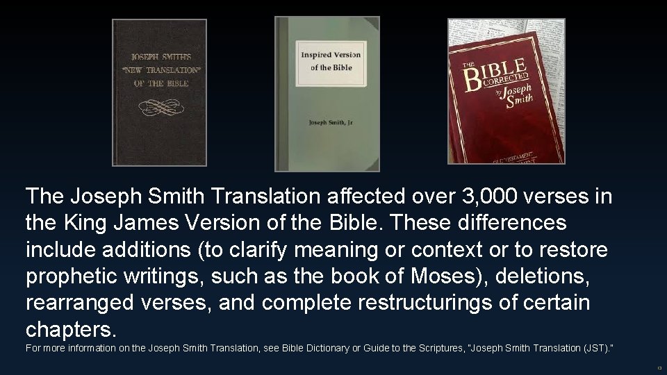 Additional Scripture in Our Day Lesson 12 Student