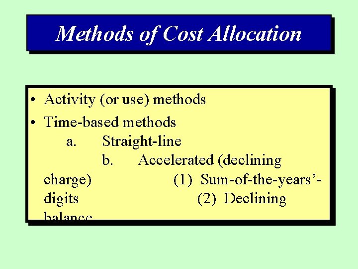 Chapter 10 Depreciation and Depletion An electronic presentation