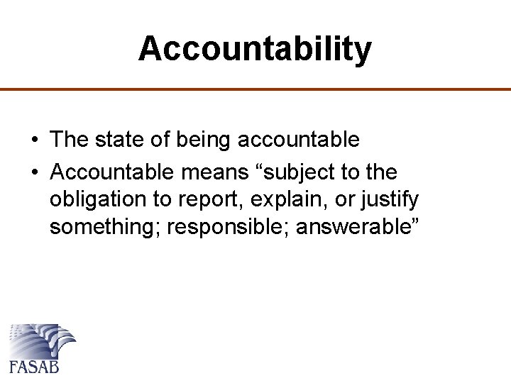 The Federal Accounting Standards Advisory Board US Federal