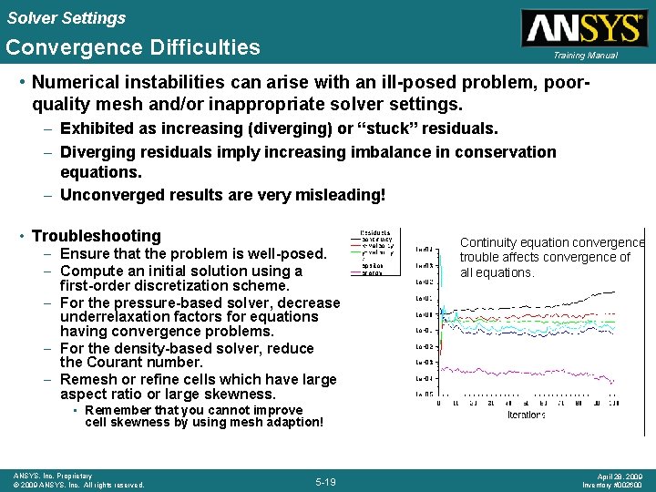Chapter 5 Solver Settings Introductory FLUENT Training ANSYS