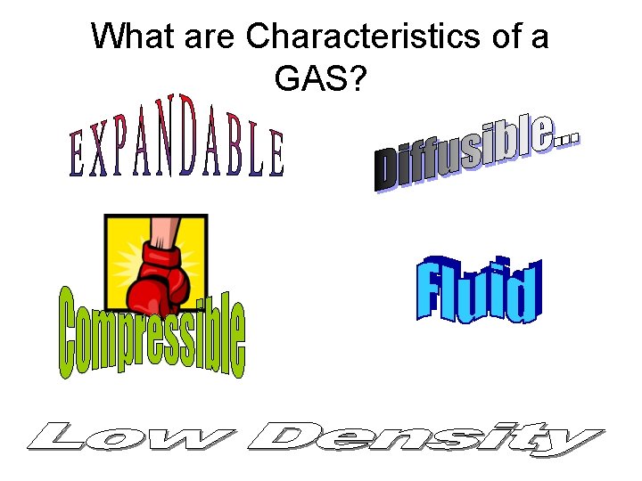 What are Characteristics of a GAS Ideal Gases