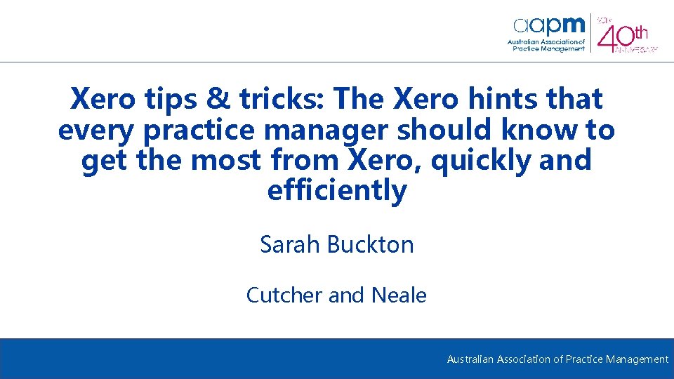 Xero tips tricks The Xero hints that every