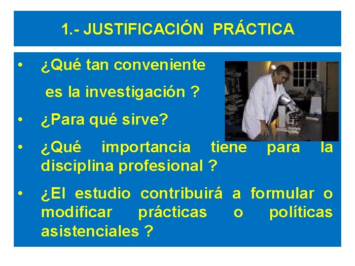 JUSTIFICACION Y MARCO TEORICO Dr Walther CASIMIRO URCOS