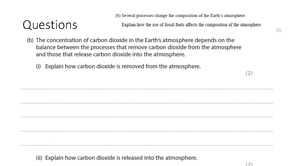 Core Chemistry Smart Teach 1 The Atmosphere Key