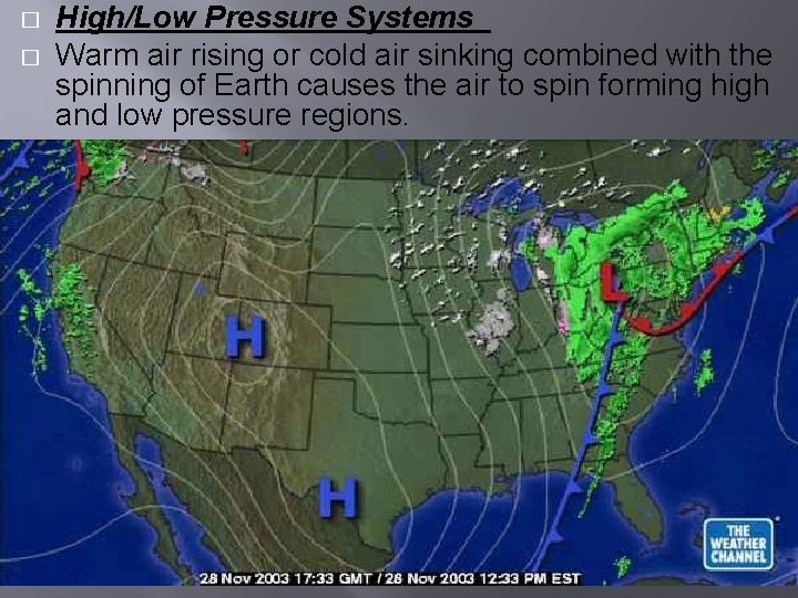 6 4 4 AIR MASSES FRONTS PRESSURE SYSTEMS