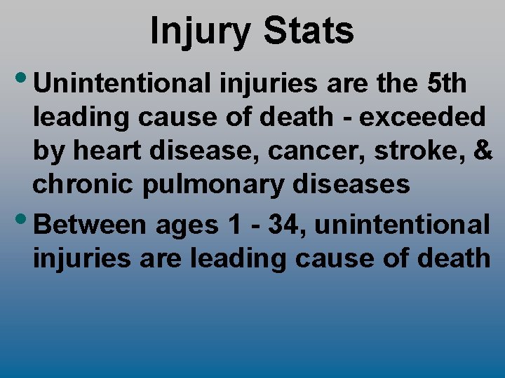 Accident Prevention Principles Introduction Accidents result from ...
