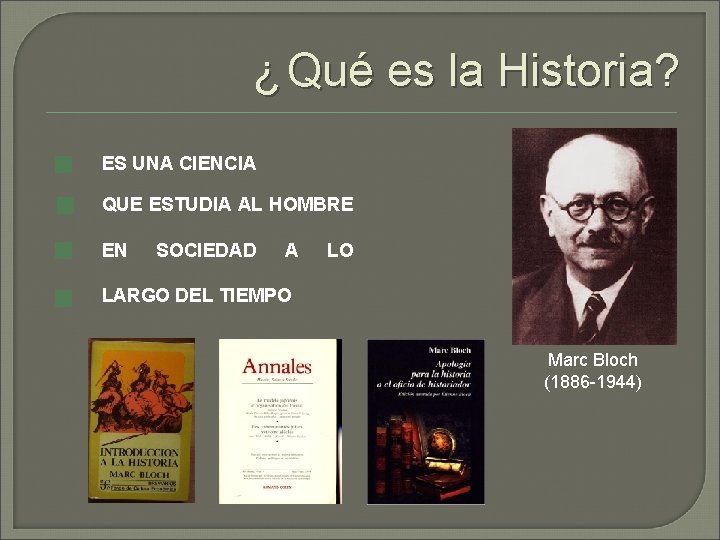 Qu es la Historia Qu es la Historia