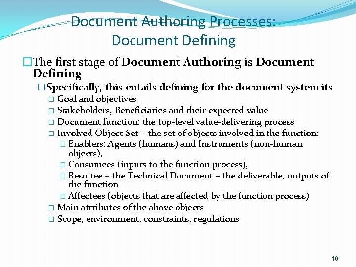 ISO Standardization of OPM as a basis for