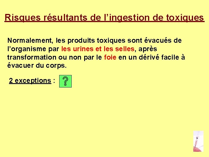TOXICOLOGIE science des poisons le risque toxicologique Dfinition