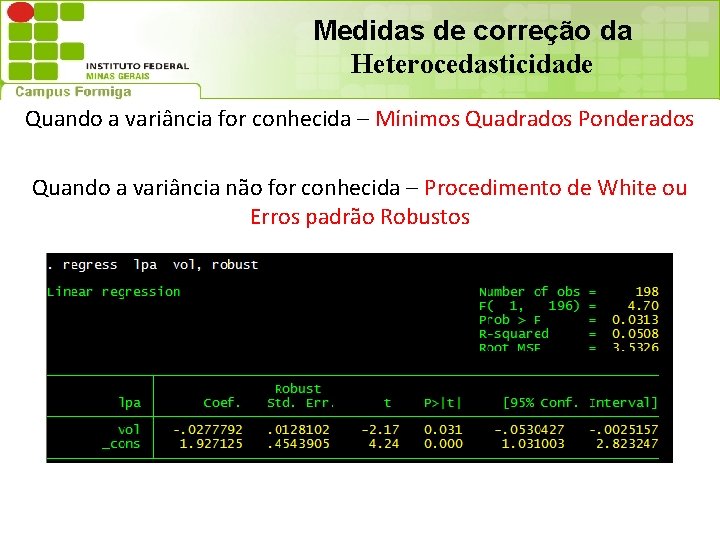 DISCIPLINA Econometria PROFESSOR Bruno Moreira CURSO Tecnlogo em
