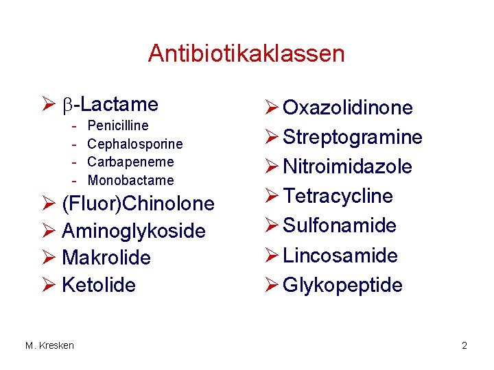 Interaktion von Pharmakokinetik Pharmakodynamik am Beispiel von Antibiotika