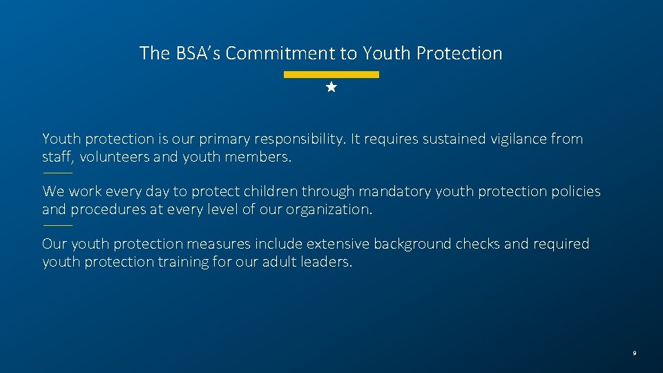 The Boy Scouts of America Updated Youth Protection