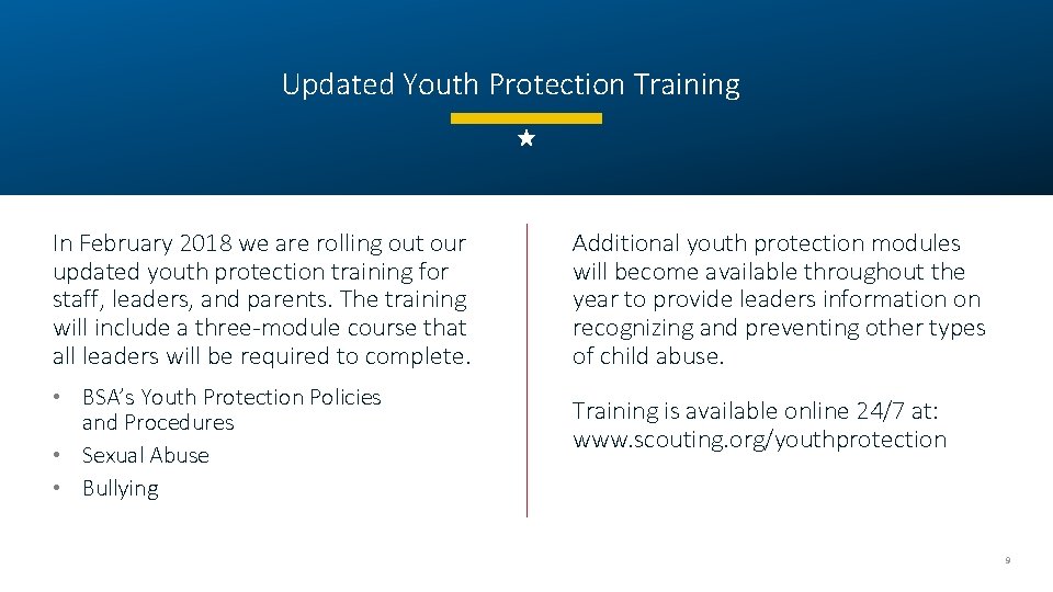 The Boy Scouts of America Updated Youth Protection