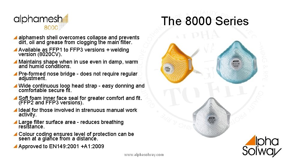 Alpha Solway Disposable RPE Designed to Fit www