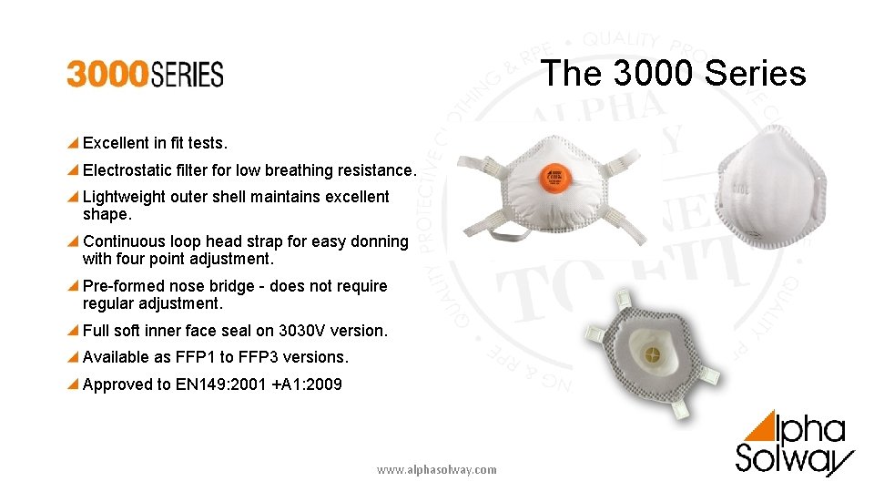 Alpha Solway Disposable RPE Designed to Fit www