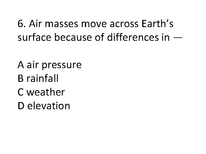 Atmosphere Ocean Currents Weather Maps Air Mass TEKS