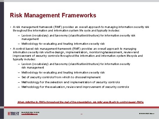 Leveraging HITRUST as Part of Your Risk Management