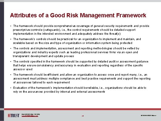 Leveraging HITRUST as Part of Your Risk Management