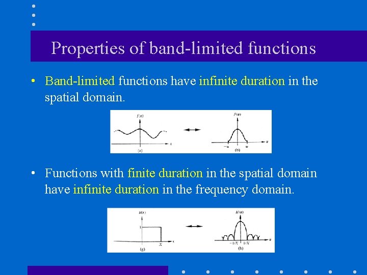 Sampling and Aliasing CS 474674 Prof Bebis Section