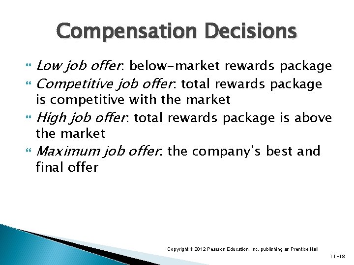 Strategic Staffing Chapter 11 Choosing and Hiring Candidates