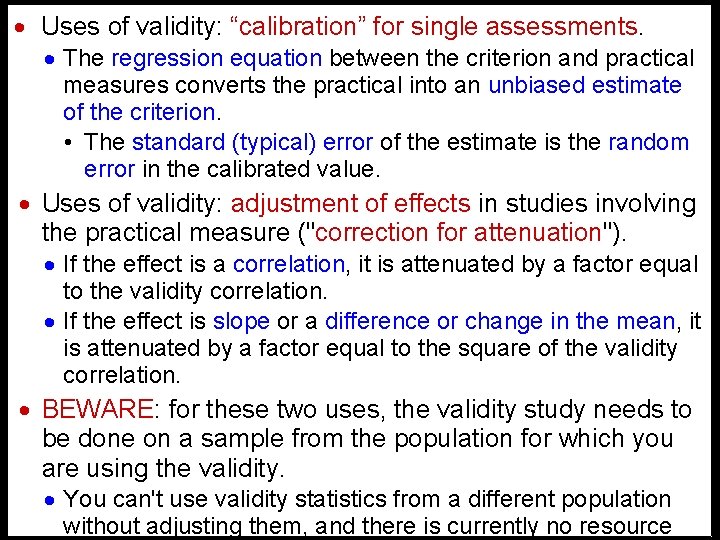 Validity and Reliability Will G Hopkins Institute for