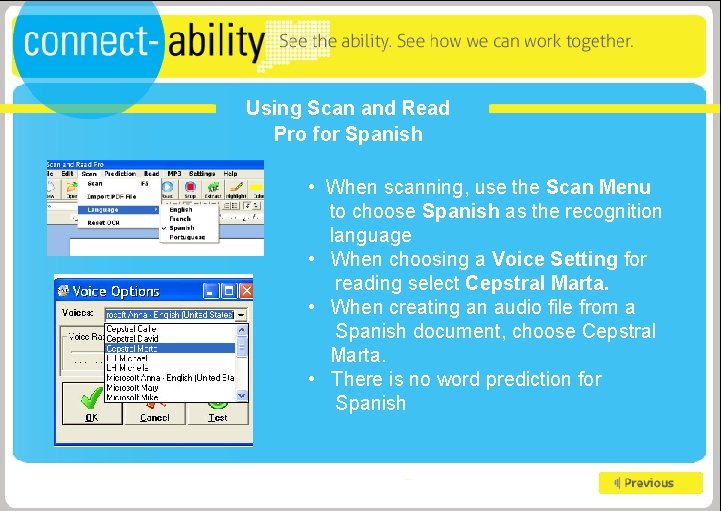 Using Scan and Read Pro CTWorks Assistive Technology