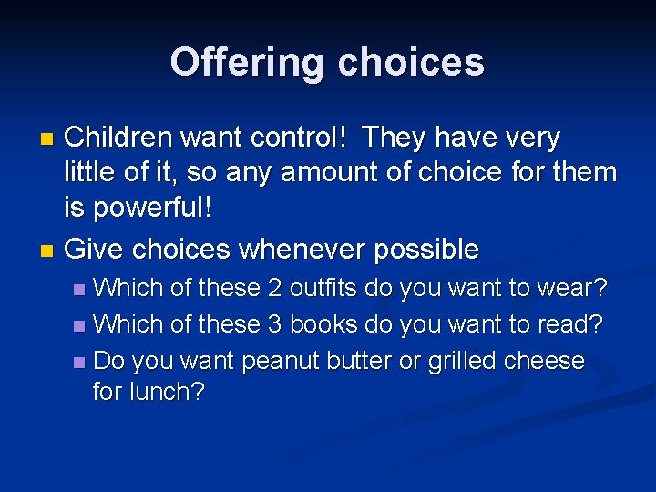 Guiding Childrens Behavior Section 3 2 September 27