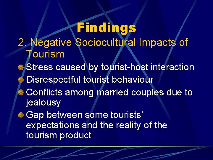 Aboriginal Cultural Tourism and Sustainability Sociocultural Impacts of