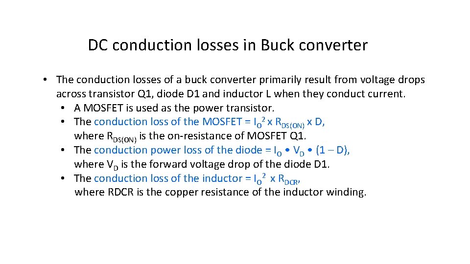 Introduction to DCDC Conversion EE 174 SJSU Tan