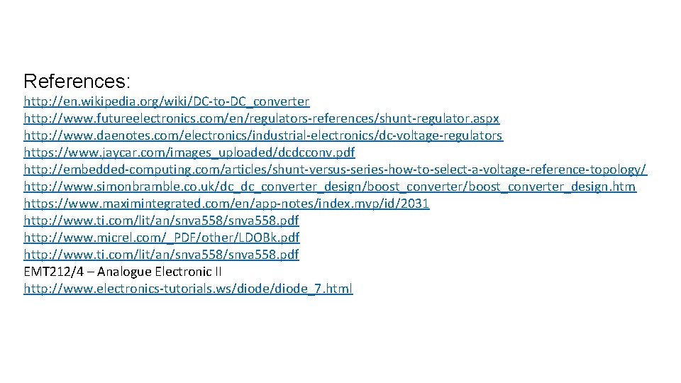 Introduction to DCDC Conversion EE 174 SJSU Tan
