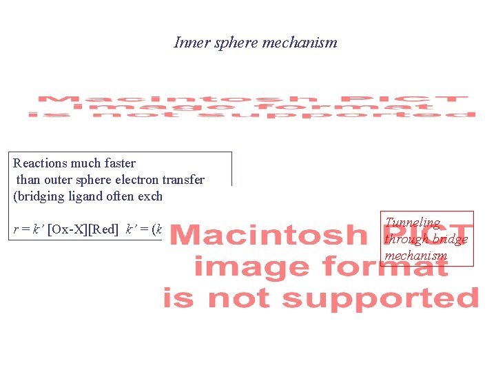 Coordination Chemistry Reactions of Metal Complexes Substitution reactions