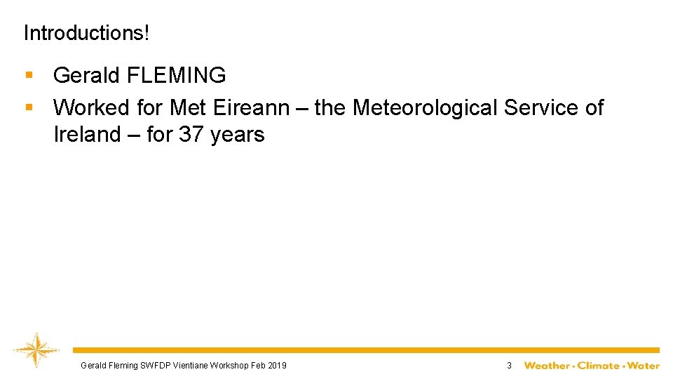 WMO ImpactBased Forecast Demonstration Projects Moving to the