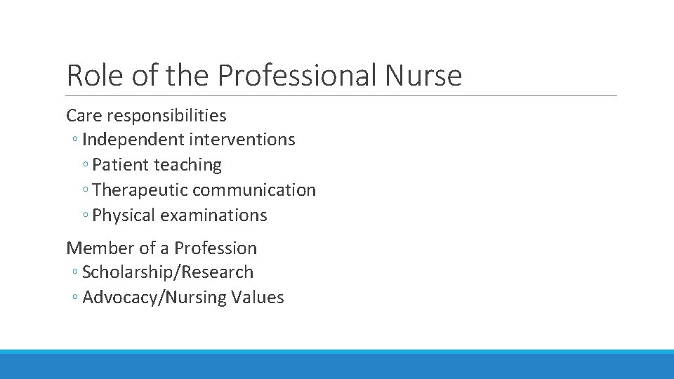 The Nurses Role in Health Assessment Chapter 1