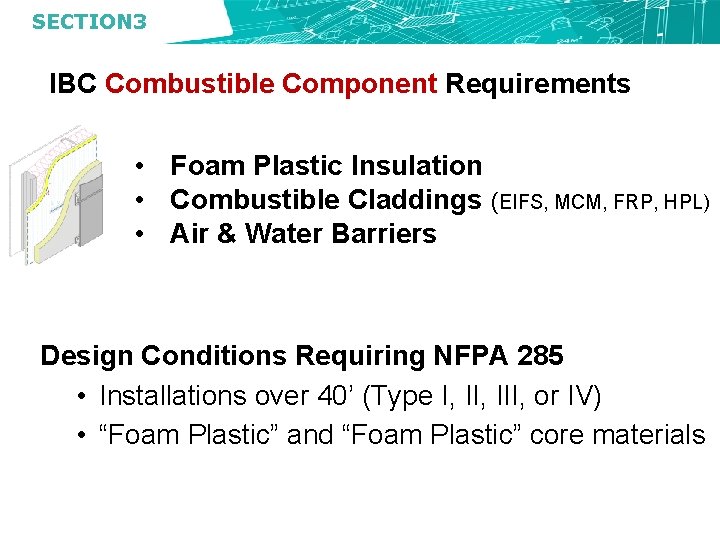 NFPA 285 Assembly Test of Exterior Walls with