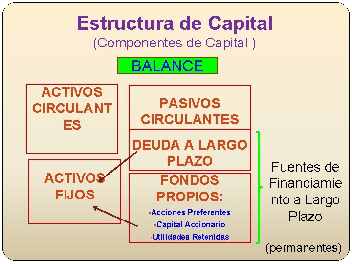 PRINCIPIOS FUNDAMENTALES EN FINANZAS CORPORATIVAS Formas de financiamiento