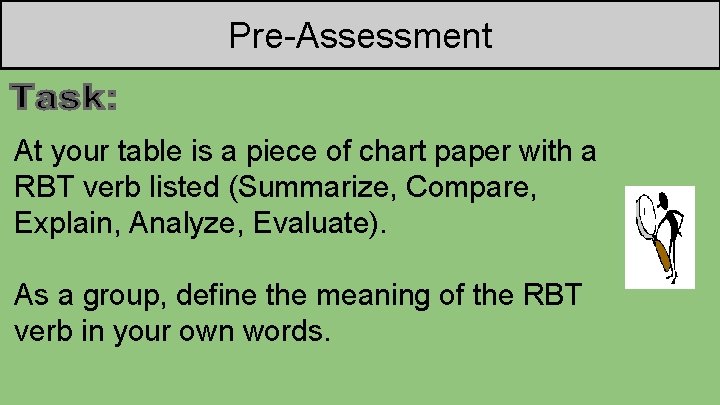 RBT Revised Blooms Taxonomy What you need to