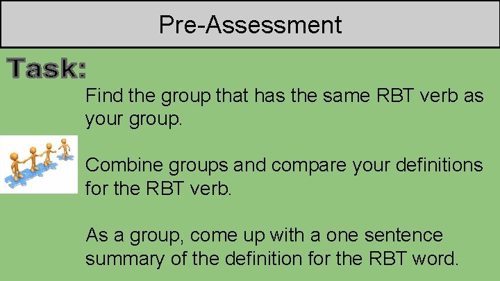 RBT Revised Blooms Taxonomy What you need to