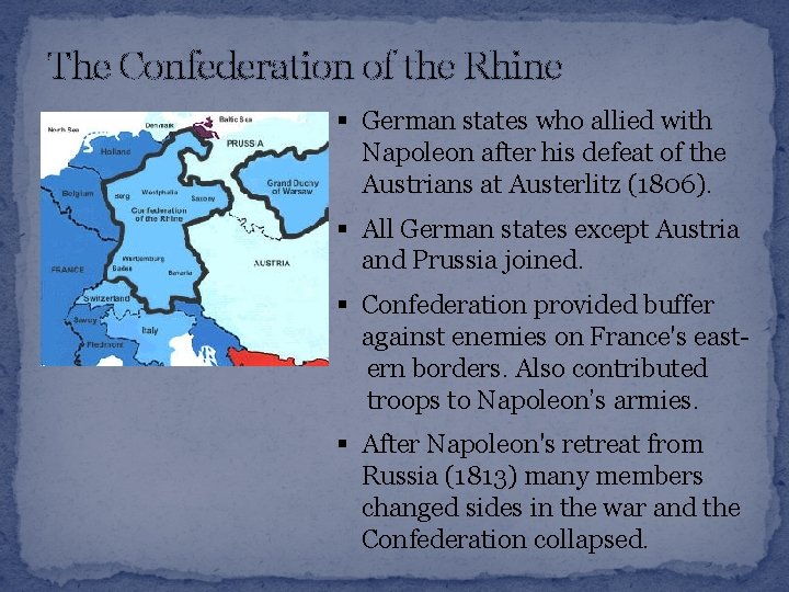 The Congress of Vienna 1814 1815 One of