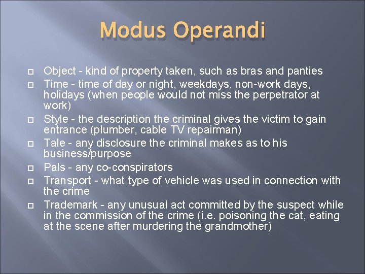 INTRODUCTION TO FORENSIC SCIENCE Serial Killers Serial Murders