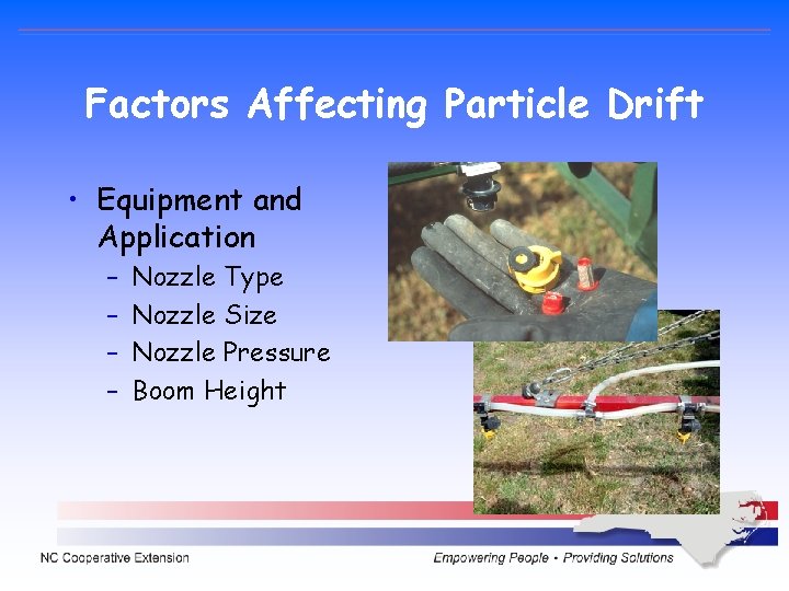 Spray Drift Management Joanna E Radford Ag Extension