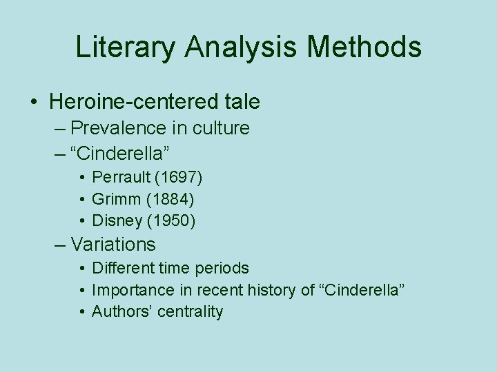 Gender Messages in Childrens Fairy Tales An Examination
