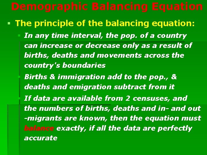 POPULATION PROJECTIONS Session 2 Background first steps Ben