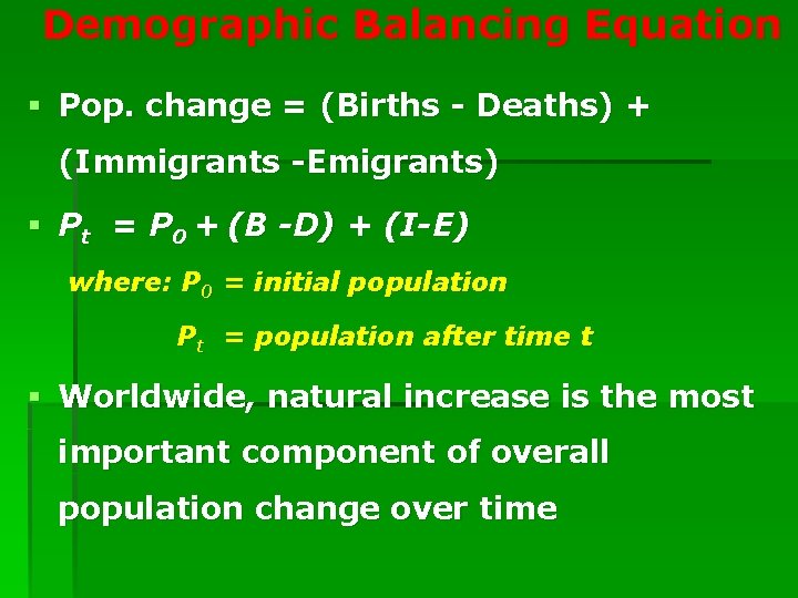 POPULATION PROJECTIONS Session 2 Background first steps Ben