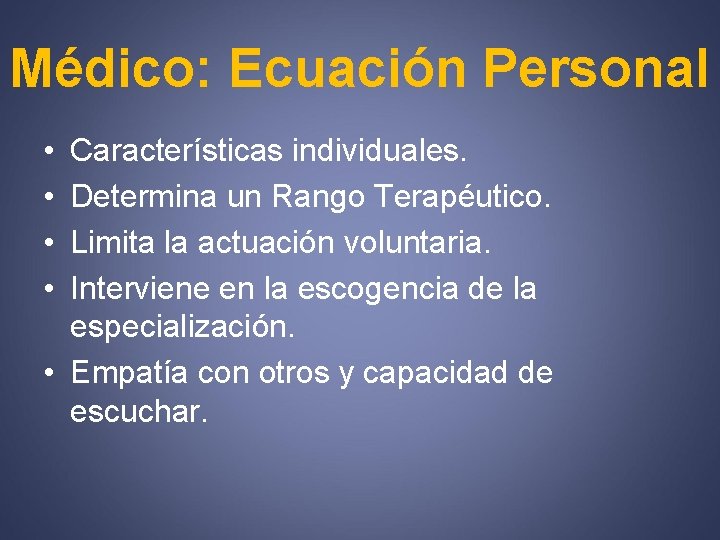 Clase inagural PSQ II Dr Celso Gonzlez G