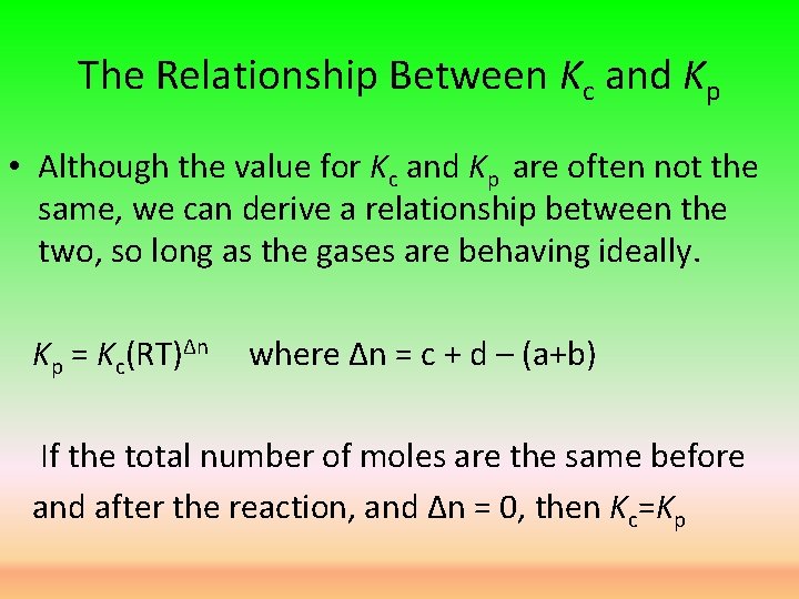 14 4 14 7 Equilibrium Constant in terms