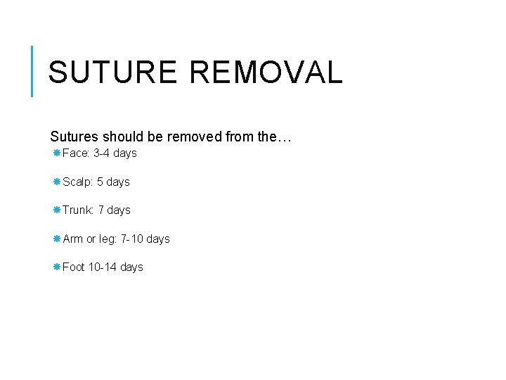 SUTURING Animal Science SUTURES Sutures are used to