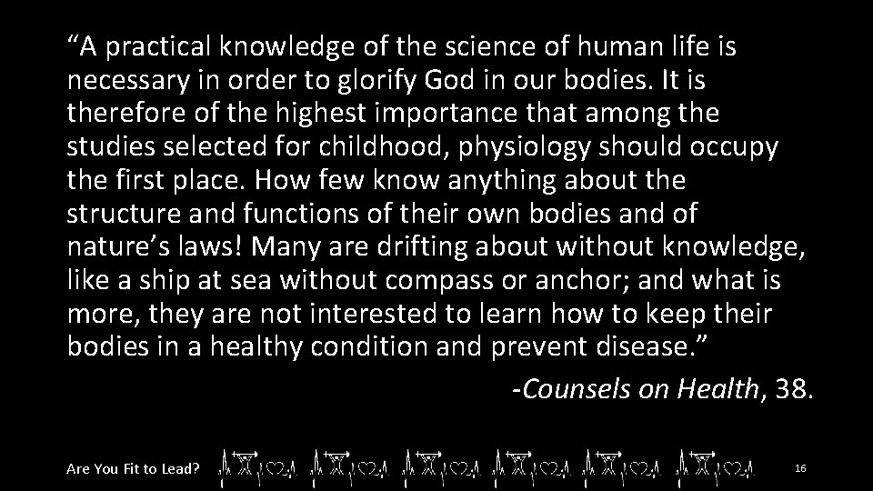 Are You Fit To Lead Peter Landless GC