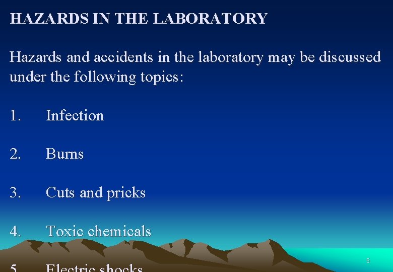 BABCOCK UNIVERSITY DEPT OF MEDICAL LABORATORY SCIENCE LECTURE