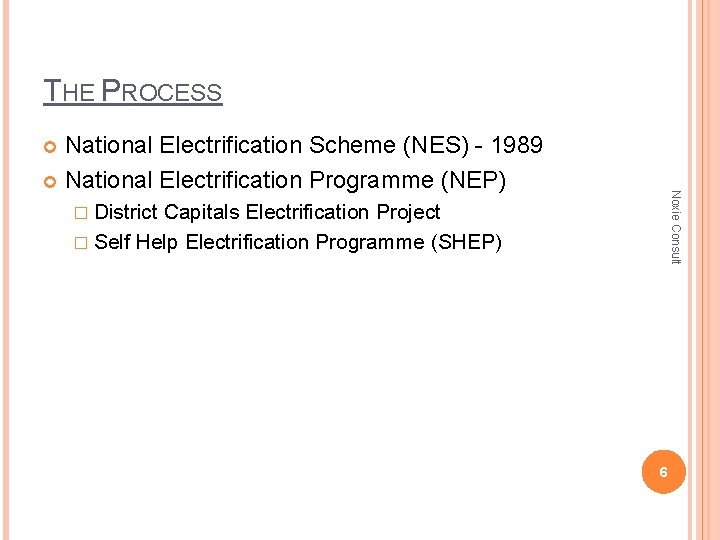 ELECTRICITY ACCESS PROGRESS IN GHANA Clement G Abavana